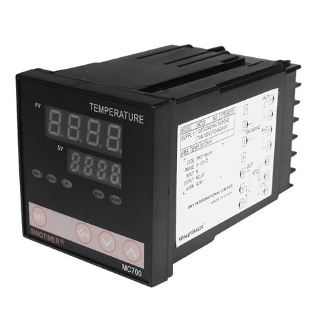 Digital PID Temperature Controller Relay Output K Thermocouple Or PT100 ...