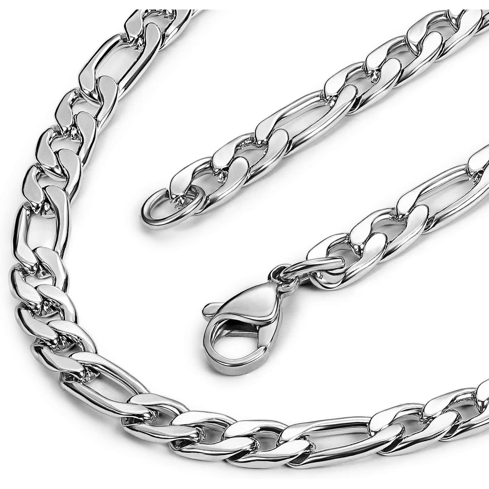 Click here for Oruyrop 5mm Mens Chain Necklace Color Silver Chain... prices