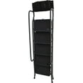 5 Step Ladder with Handrails 330 lb Capacity Step Stool Folding ...