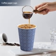 300 Pack 8 oz Disposable Paper Cups for Hot and Cold Drinks, Floral ...