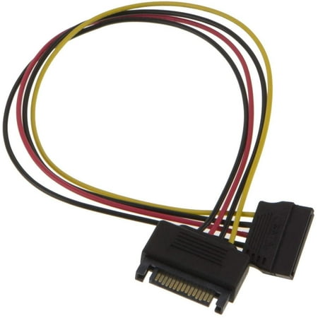 SATA Power Cable, IYEFENG [5-Pack] 12-Inch SATA 15 Pin Male to SATA 15 ...