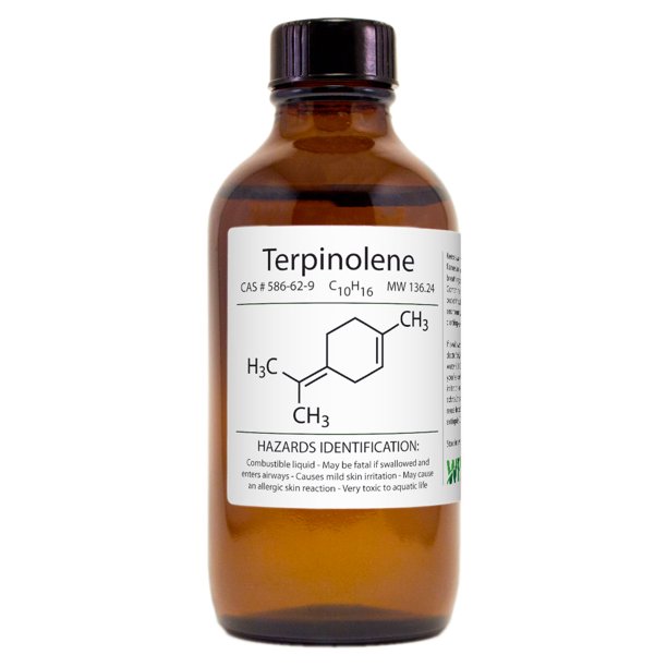 Terpinolene - 4 fl oz - Amber Glass Bottle w/ Cap - GreenHealth ...