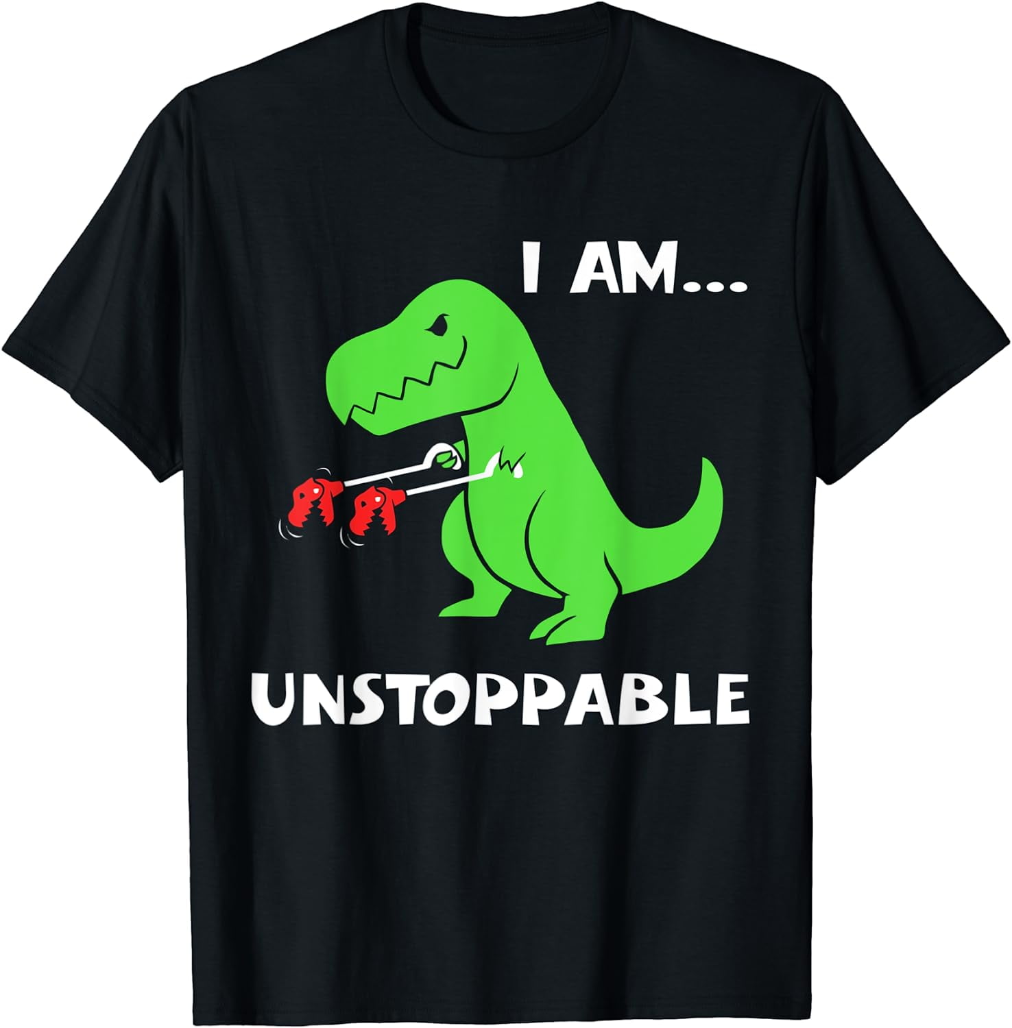 T-rex Dinosaur I Am Unstoppable T-shirt Xmas T-Shirt - Walmart.com