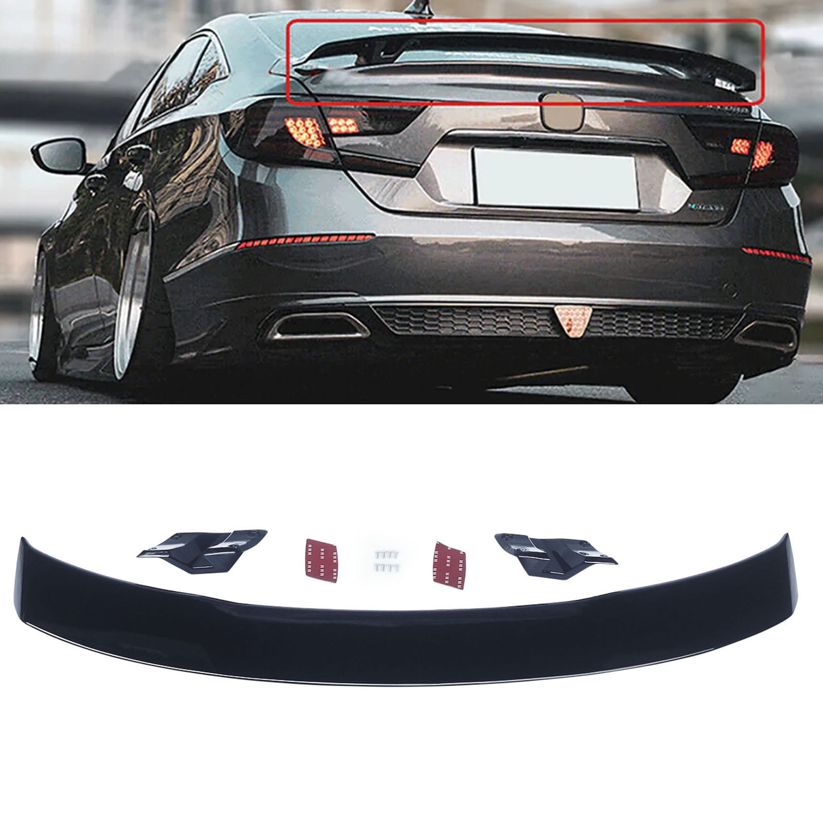 Buy NINTE Rear Wing Trunk Spoiler for 2018-2022 Honda Accord 10th Gen ...