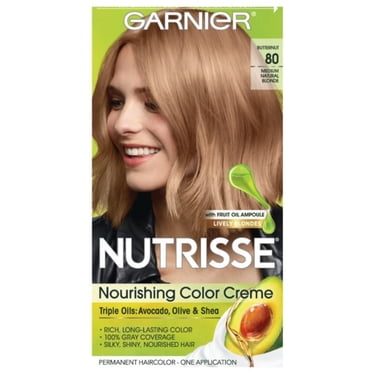 Garnier Nutrisse Nourishing Hair Color Creme, 70 Dark Natural Blonde 1 ...