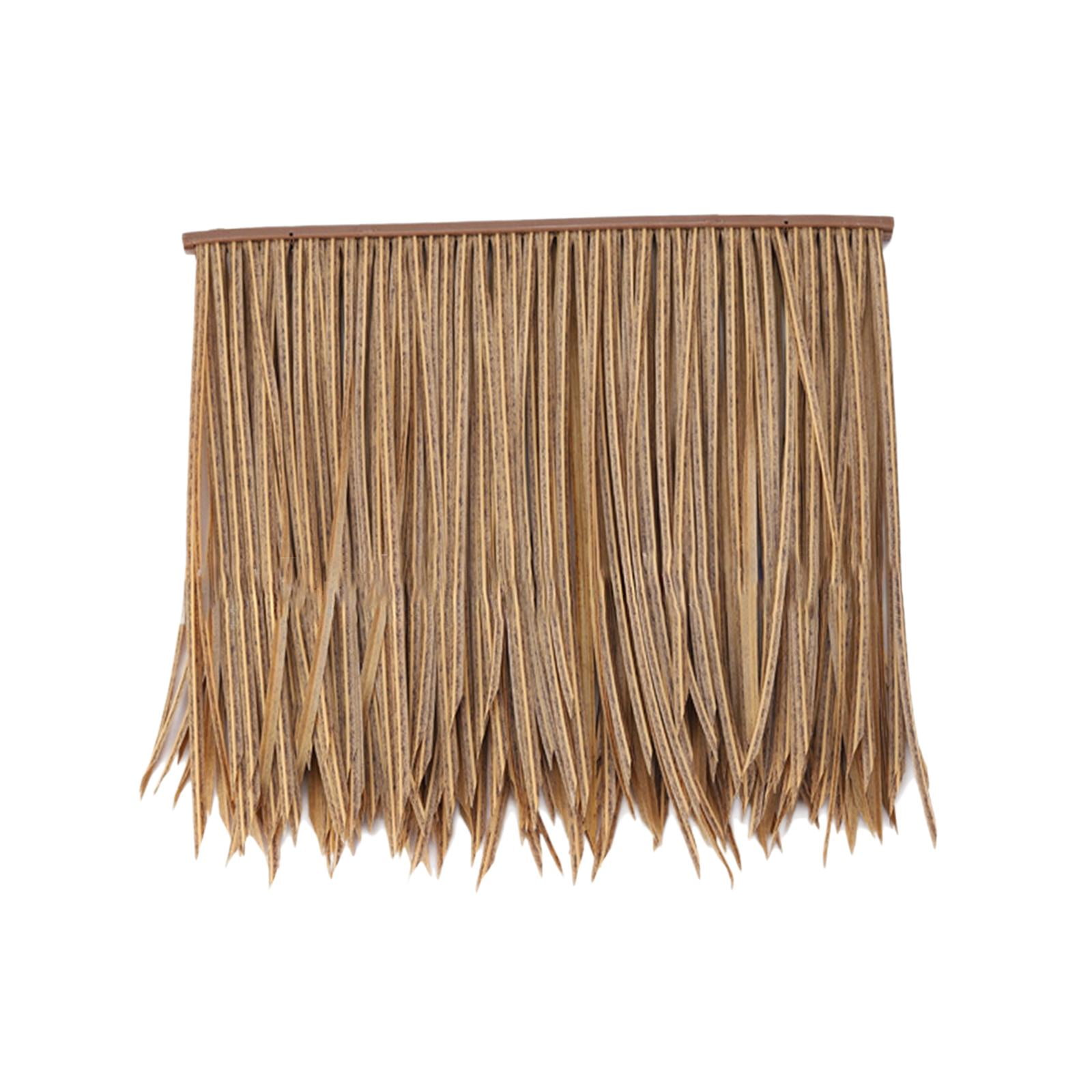 Straw Roof Thatch Panel Palm Thatch Roll Fake Decorative Simple to Use ...