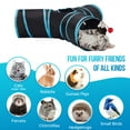Senhu Foldable 3 Way Cat Tunnel Toy Indooroutdoor Play Collapsible Durable For Cats And
