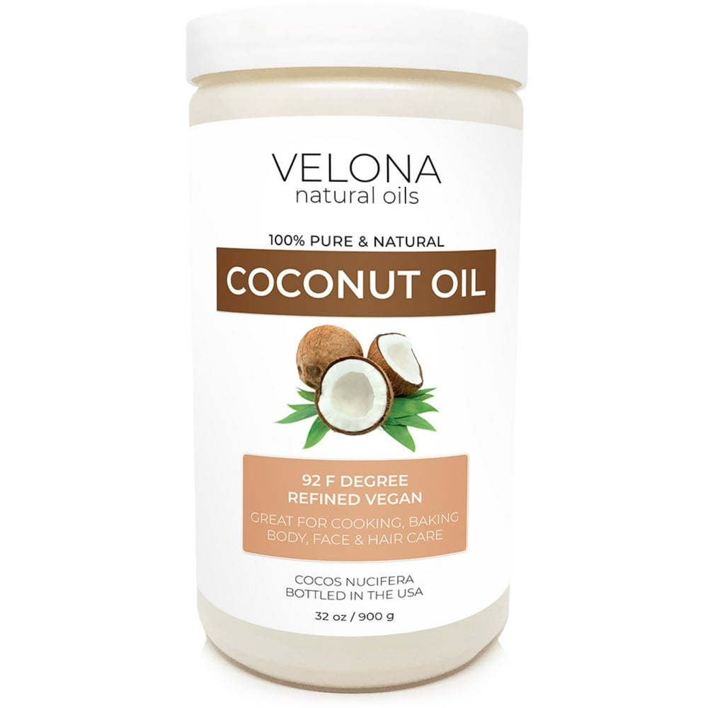 Velona Coconut Oil 92 Degree - 64 oz | 100% Pure and Natural Carrier ...