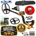 Garrett ACE 400 Metal Detector - Waterproof Search Coil and Carry Bag ...