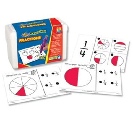 Educational Insights 2761 Hot Dots Math Flash Cards - Fractions ...