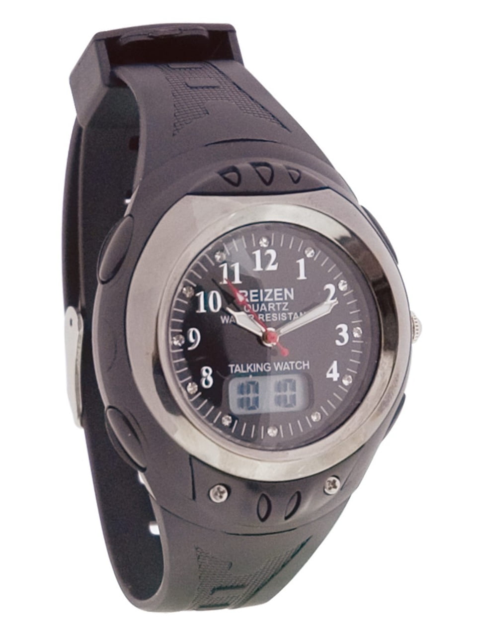 Water-Resistant Spanish Talking Watch- Blk - Walmart.com