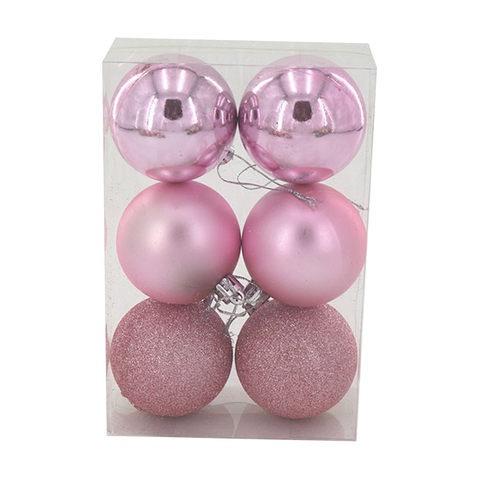 Click here for Generic Pink Christmas Tree Bauble Ornaments Set O... prices