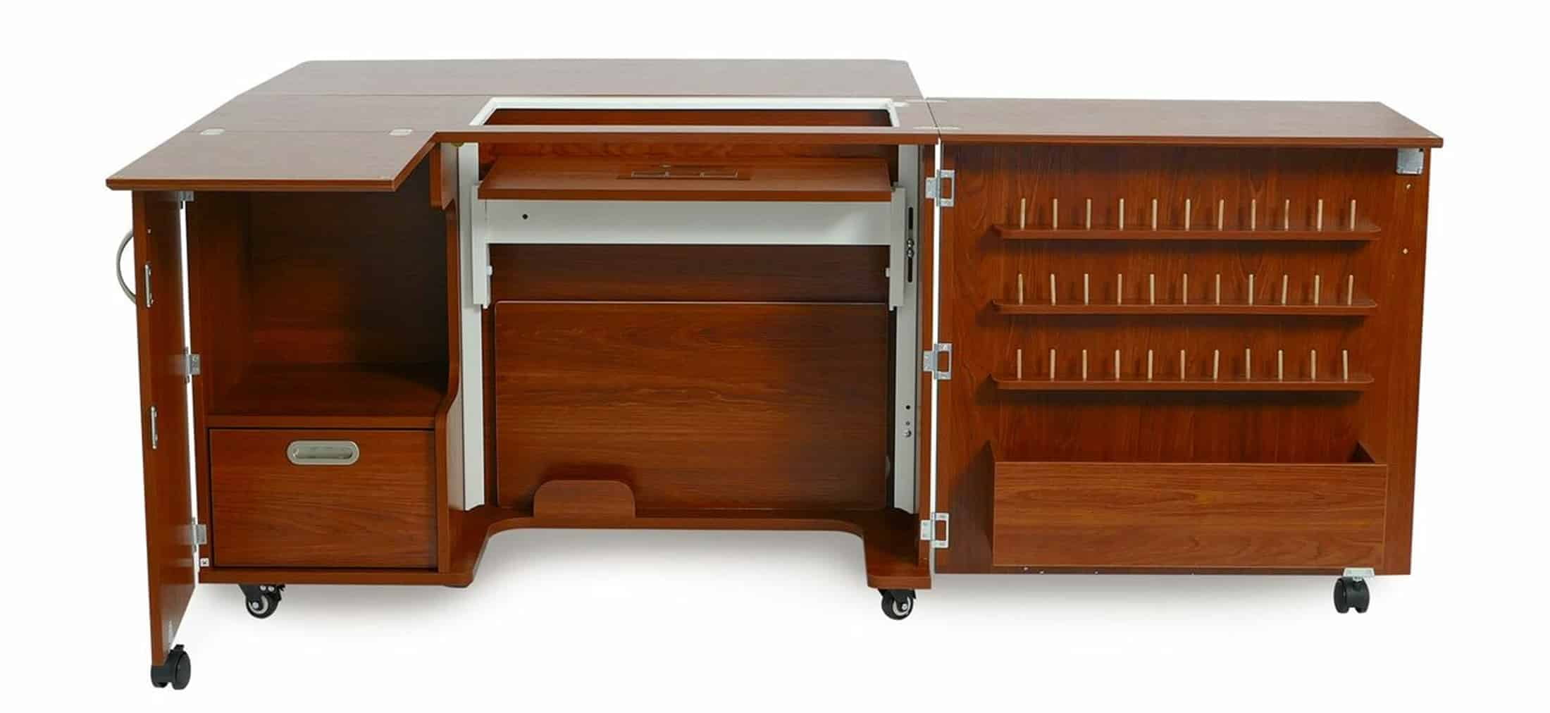 Arrow Kangaroo Wallaby Sewing Cabinet (Teak) - Walmart.com
