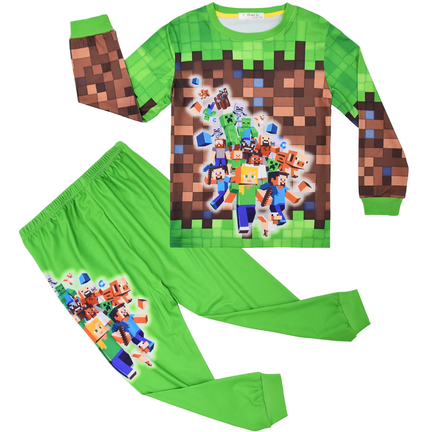 Click here for Kawell Pajamas For Boys 4-15 Years Kids Minecraft... prices
