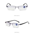 8 Pairs Rimless Blue Light Blocking Reading Glasses Diamond Cut Edge