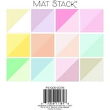 DCWV Double-Sided Cardstock Stack 6"X6" 42/Pkg-Flip/Slide Pastels Solid ...