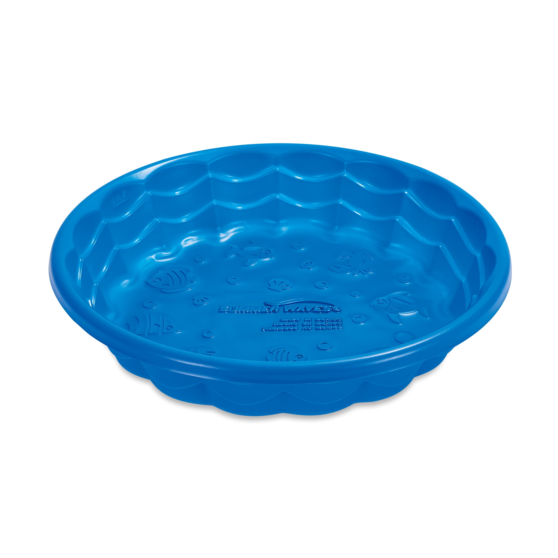 Summer Waves 36" Round Wading Pool, Blue, Ages 2 and Up, Unisex ...