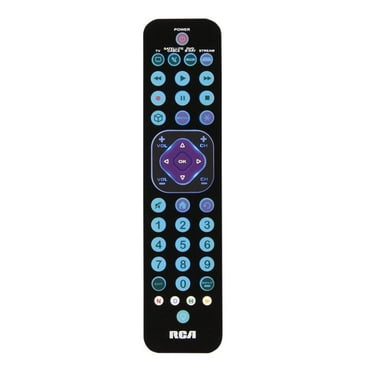 RCA 4-Device Universal Black Big Button Remote Control RCRBB04GBE ...