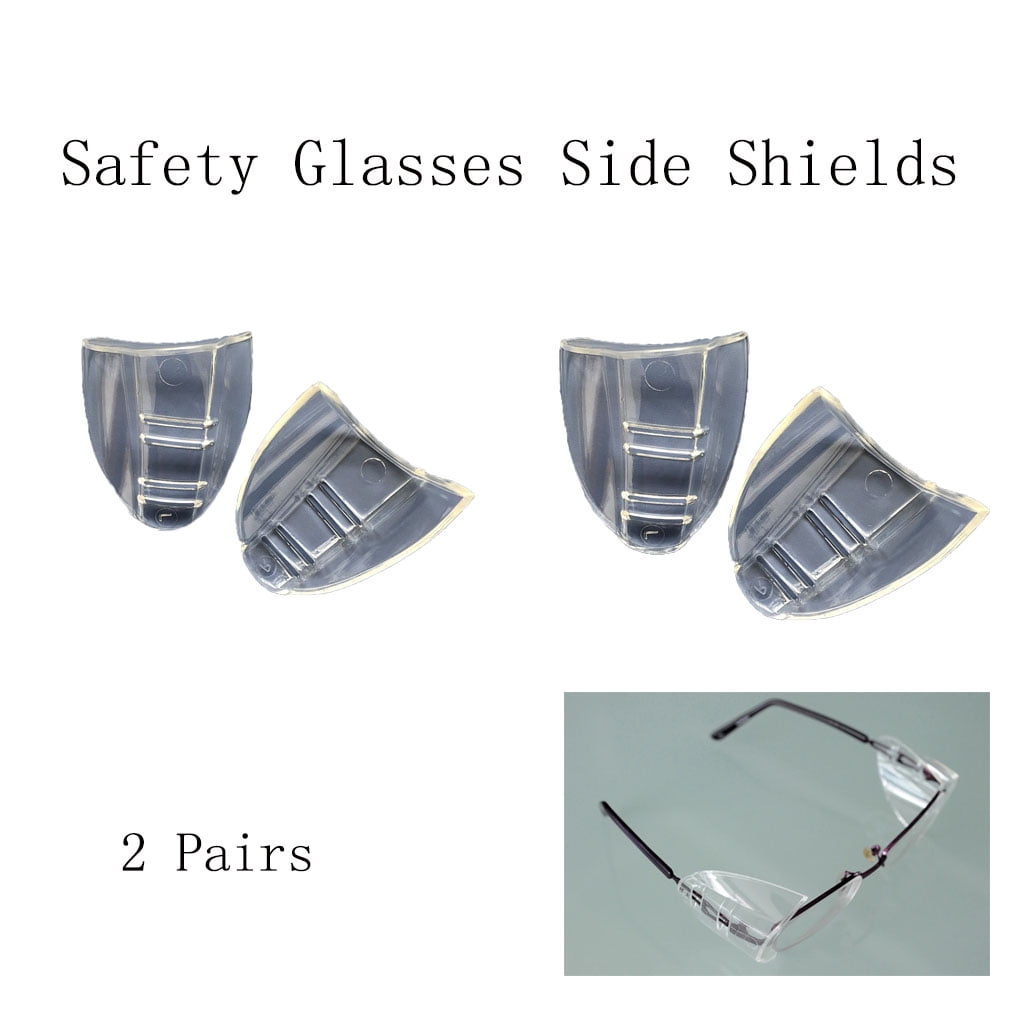 Buy CANKER 2 Pairs Safety Glasses Side Shields,Slip on Clear Side ...