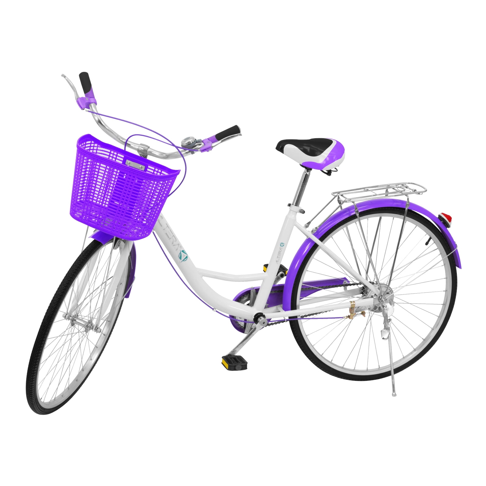Bicicleta Urbana Altera RBIKE-002 Retro Canastilla R26 Morado | Walmart ...
