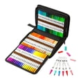60/72/80/100 Color Acrylic Pen Acrylic Marker Drawing Pen Double Tip ...