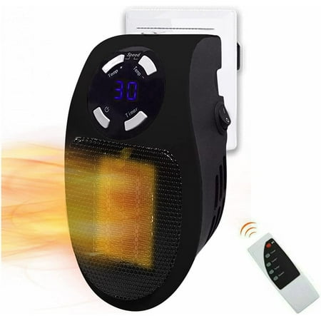 1500W / 750W Ceramic Oscillating Portable Space Heater, Indoor Electric ...