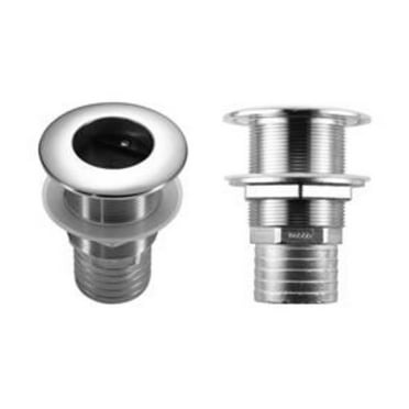 Attwood Thru-Transom Scupper, 1-1/2", Stainless Steel - Walmart.com