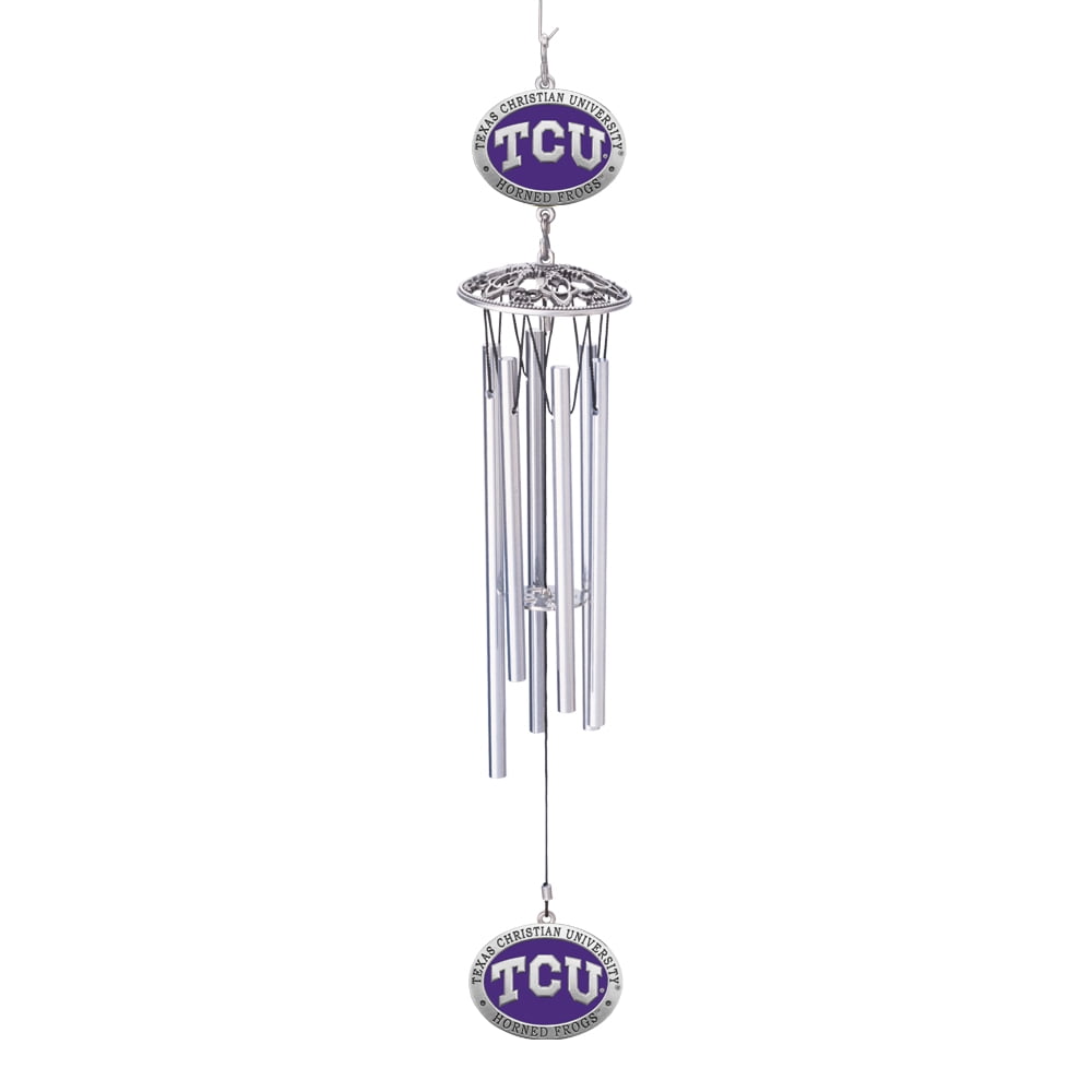 Heritage Metalwork TCU Texas Christian Wind Chimes Colored Pewter ...