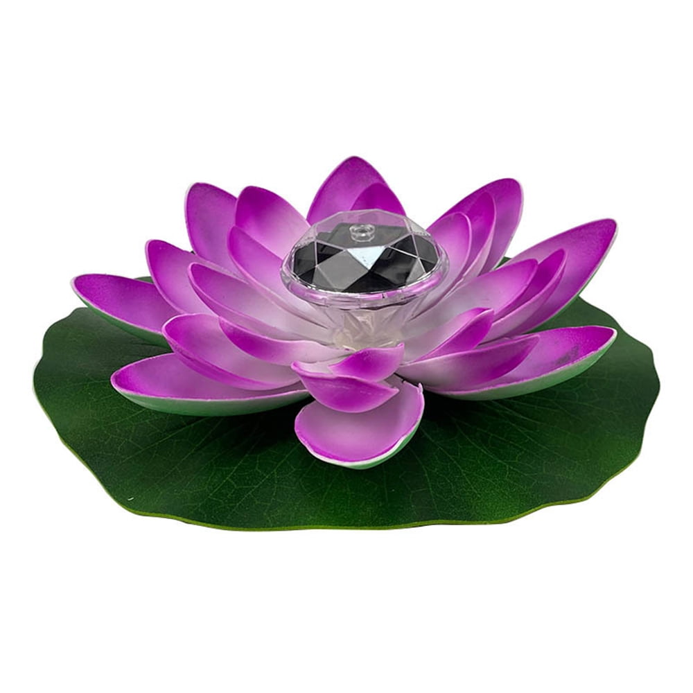 lotus solar light outdoor, garden light table top ground courtyard ...