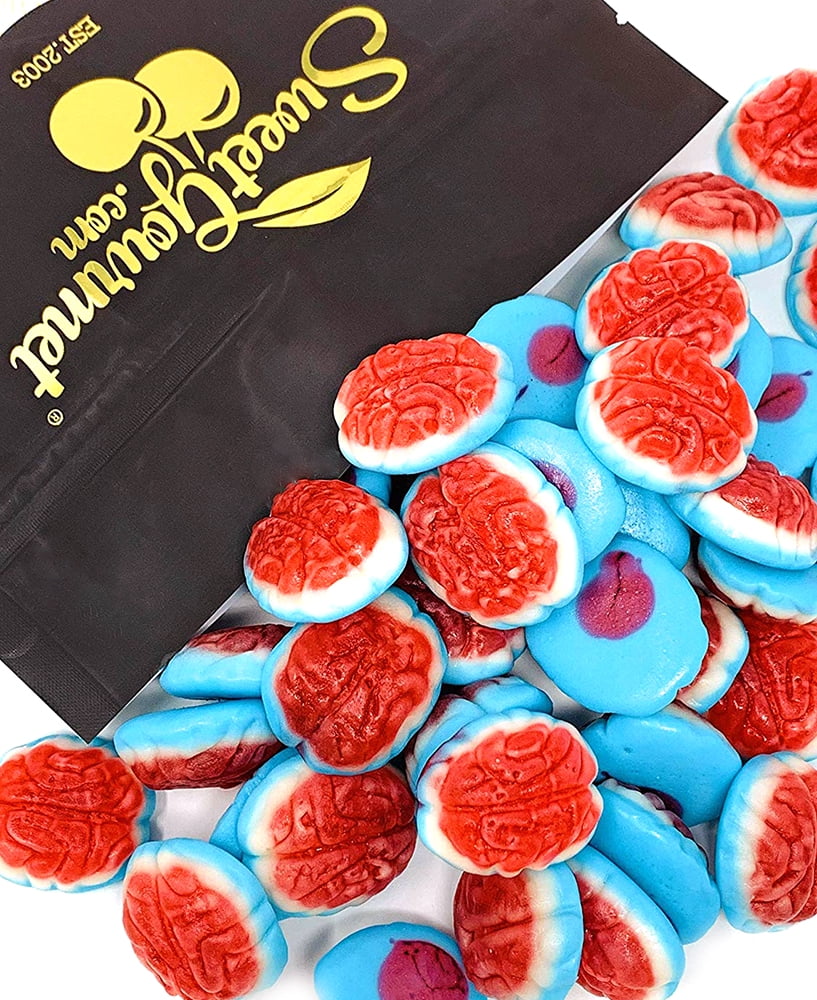 SweetGourmet Jelly-Filled Gummy Brains | Halloween Bulk Candy | 2 ...