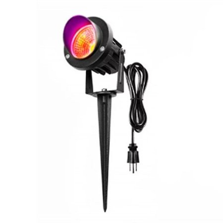 1 Pack Rgb Led Outdoor Spotlight 15w With Stake Outdoor Led Stake ...