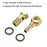 Uxcell 10mm Barb M14x1.5 Male Thread Hose Pipe Fitting Elbow Carbon ...