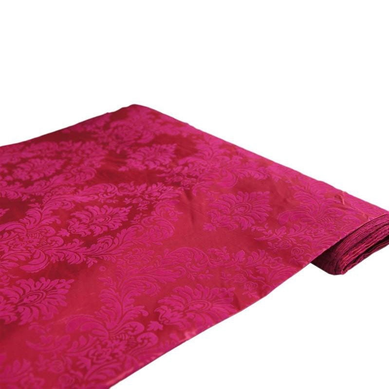 Efavormart 54" x 10 yards Damask Flocking Fabric Bridal Bolt For ...