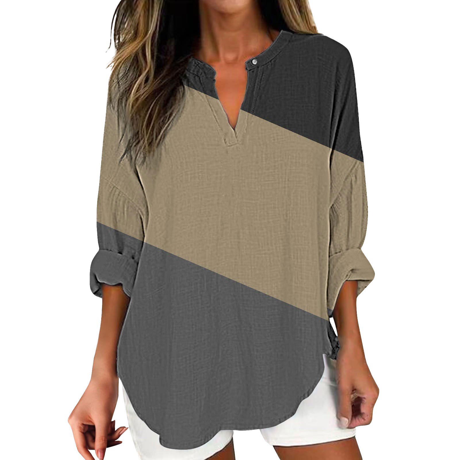 Click here for Wzxfashion Womens Cotton Linen Tunic Tops For Wome... prices
