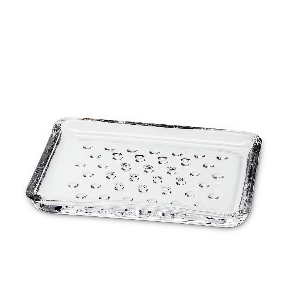 Set of 4 Simple Rectangle Soap Dish - Walmart.com