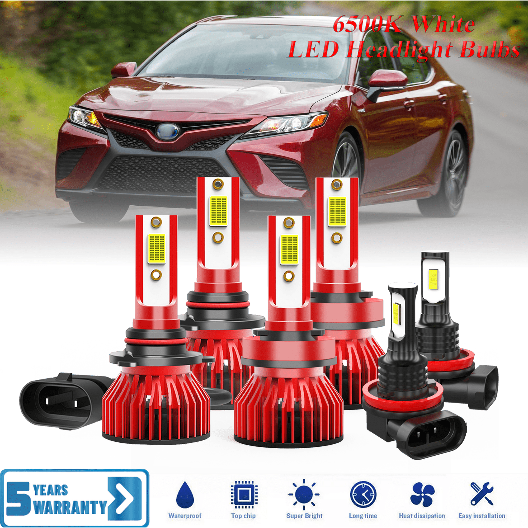 Click here for Aqj Fit For Toyota Camry 2007-2014 Headlight + Fog... prices