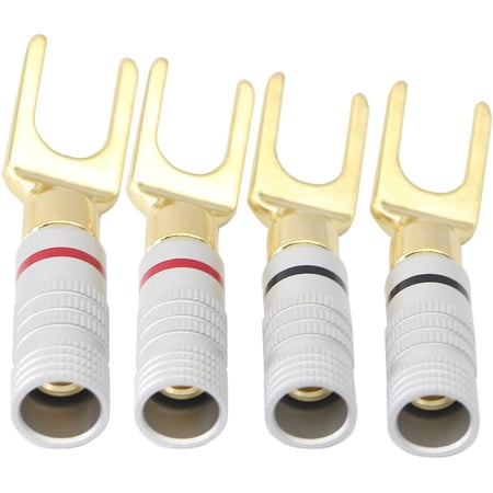 Y Spade Plug,Speaker Spade Connector,Fork Spade Plug 45 Degree for ...