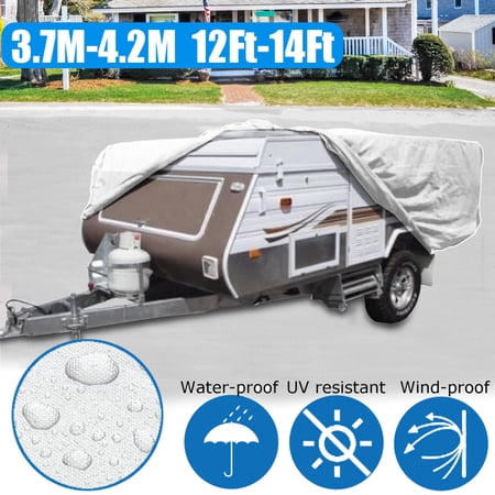 300 D Camper Trailer Travel Dust Cover Waterproof with Fixed Ring 4.2x1 ...
