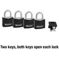 Master Lock Black Outdoor Key Lock, Standard Weather Resistant Padlock ...