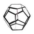 Better Homes & Gardens Geo Metal and Glass Terrarium, 6 in L x 6 in W x ...