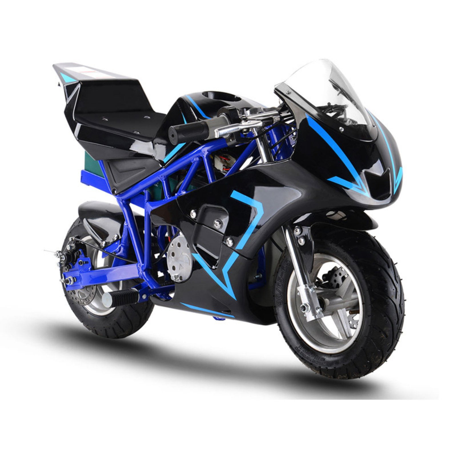 MotoTec 36v 500w Electric Pocket Bike GP Blue - Walmart.com - Walmart.com