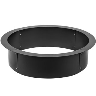 30in. Galvanized Round Fire Ring - Walmart.com