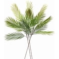 36 Inch Leaf Decor Artificial Green Palm Leaves,Fake Tropical Palm ...