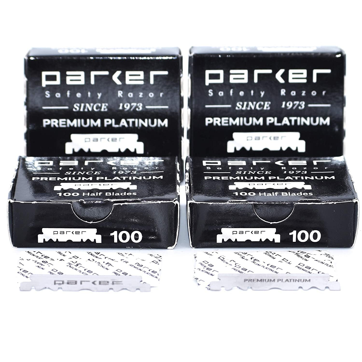 Parker Safety Razor Disposable Premium Platinum Coated Razor Blades ...
