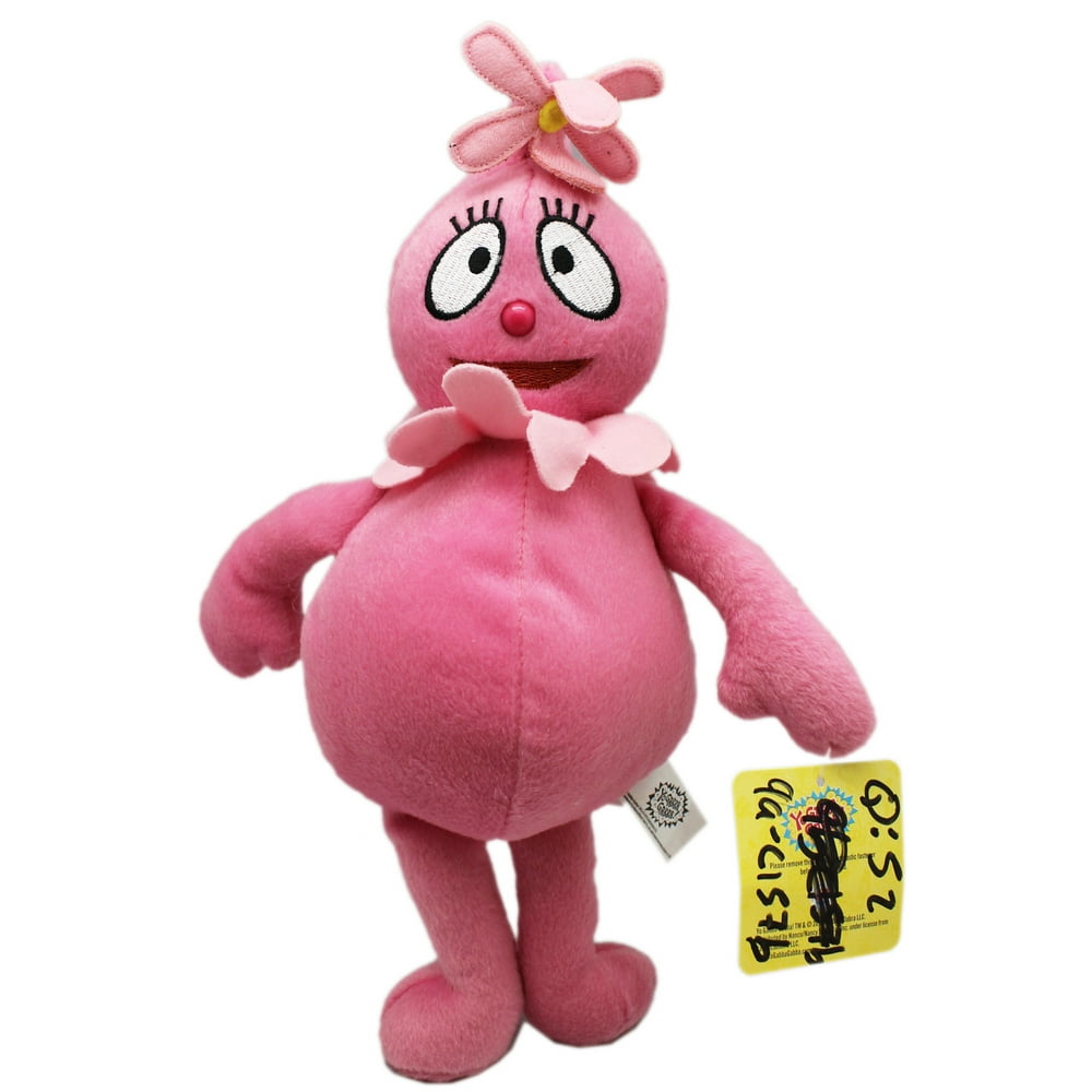 Yo Gabba Gabba! Foofa Small Size Pink Kids Plush Toy (11in) - Walmart ...