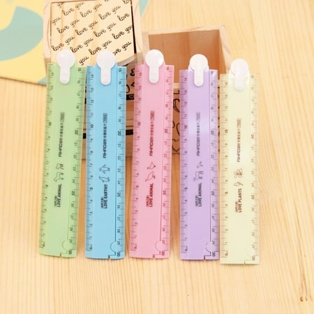 30cm Cute Kawaii Candy Folding Plastic Ruler For Kids Student Creative ...