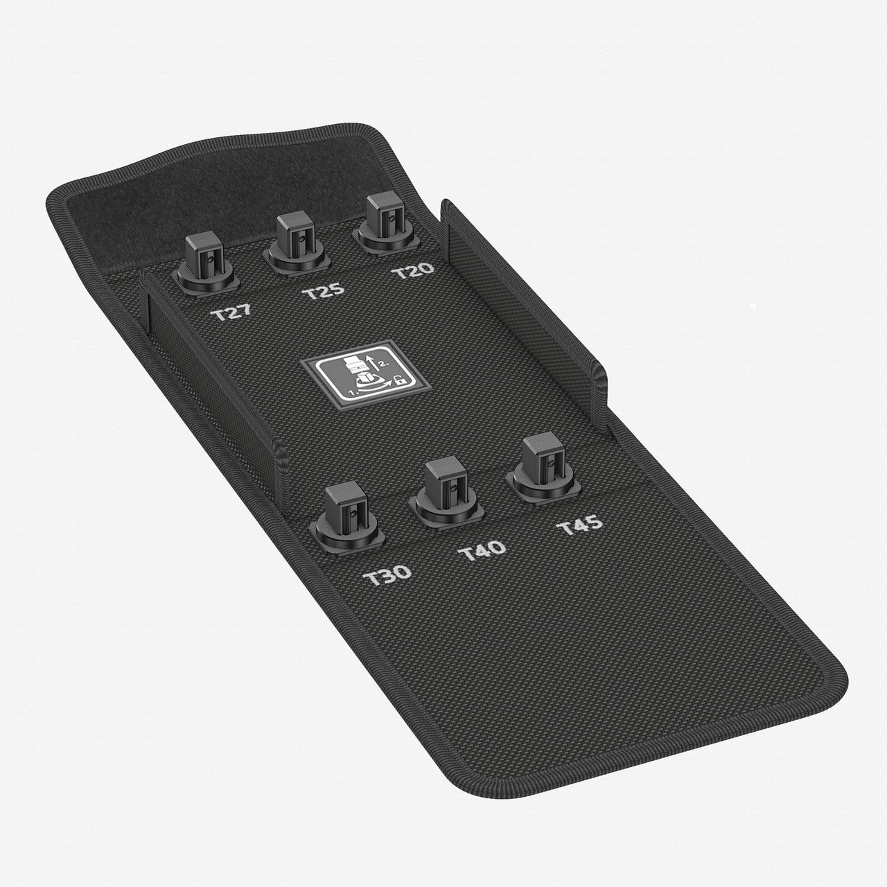 Wera 136454 Textile Storage Case for 1/2" Drive Long Torx Bit Sockets ...