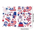 4th Of July Window Stickers, Static Cling Independence Day Decals ...