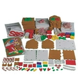 Free Shipping! Foam Gingerbread Houses Craft Kit (Pack of 12) - Walmart ...