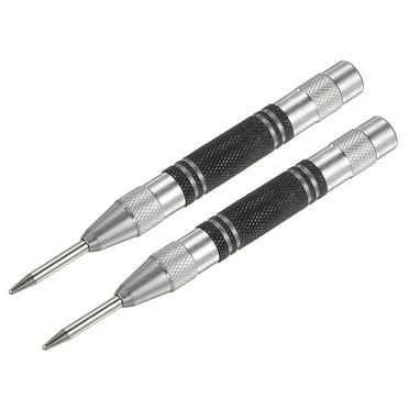 Uxcell 5-Inch Spring-Loaded Adjustable Automatic Center Hole Punch Puncher Red 2 Pack - Walmart.com